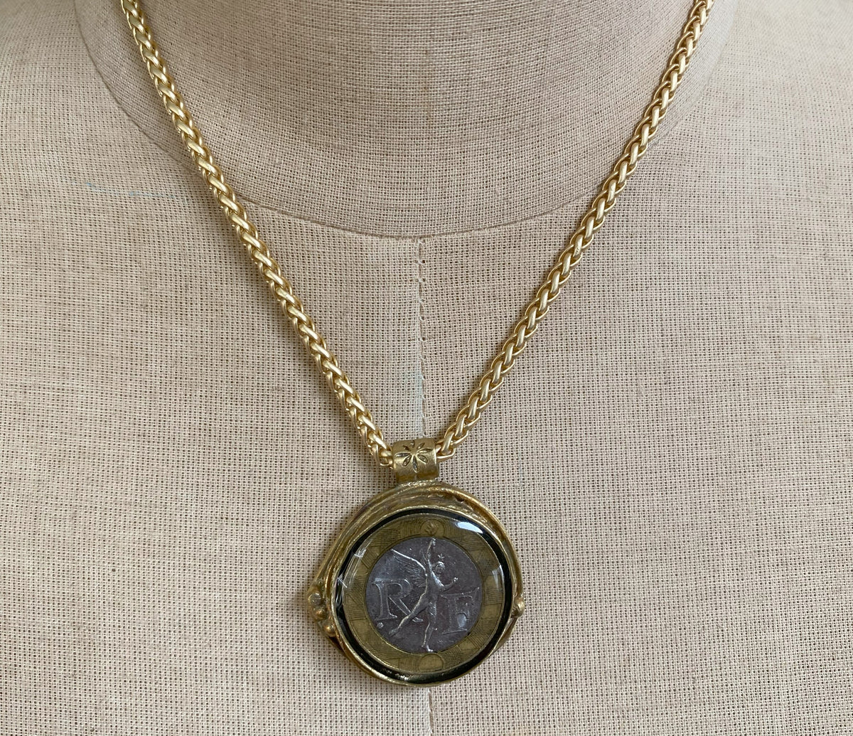 RF French Coin Necklace – make everyday novel